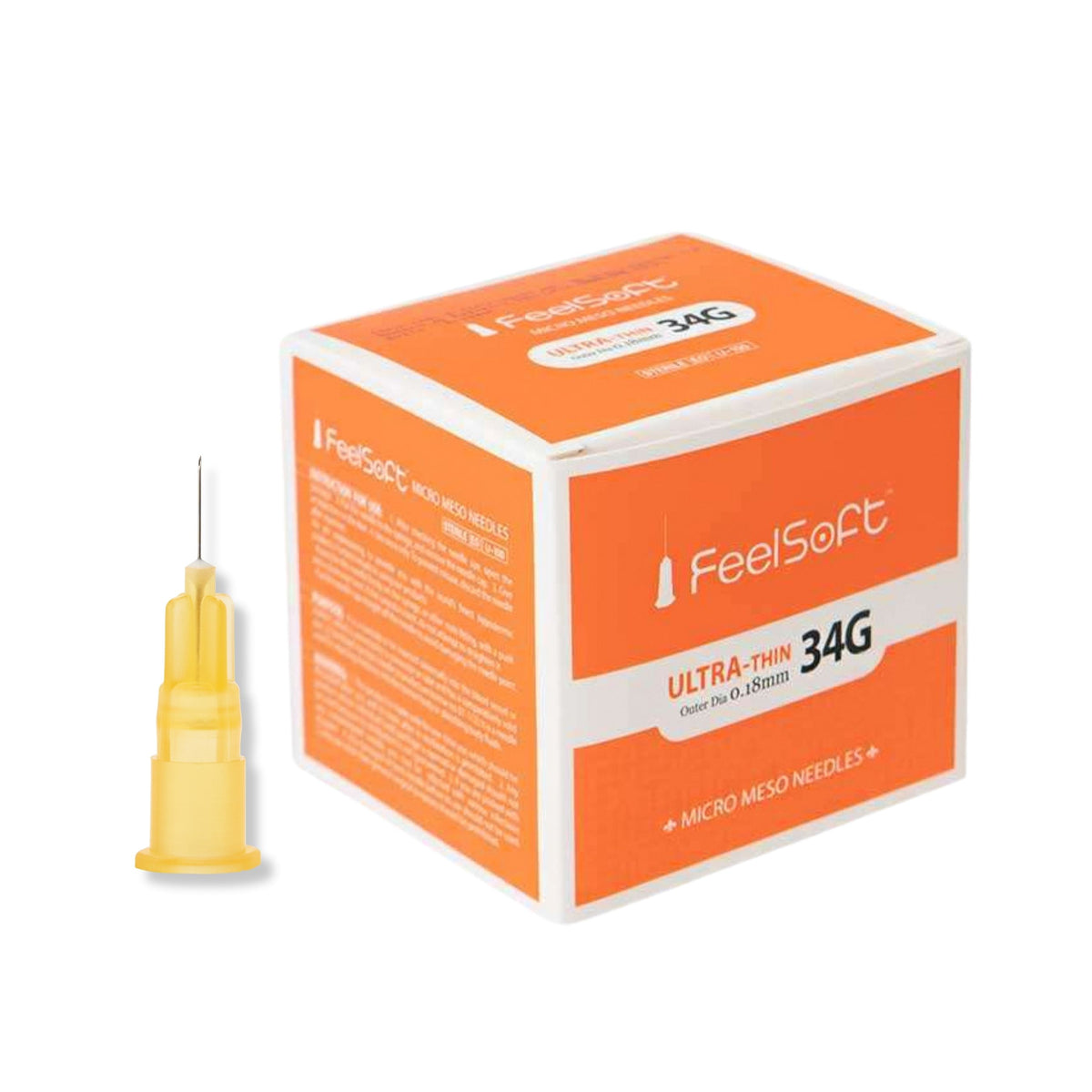 FeelSoft™ Ultra-Fine Meso Needles (Box of 100) - 34G x 4mm – Feelsoft ... FeelSoft™ Ultra-Fine Meso Needles (Box of 100) - 34G x 4mm – Feelsoft ...